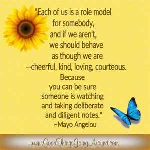 Wisdom of Maya Angelou | Good Things Going Around